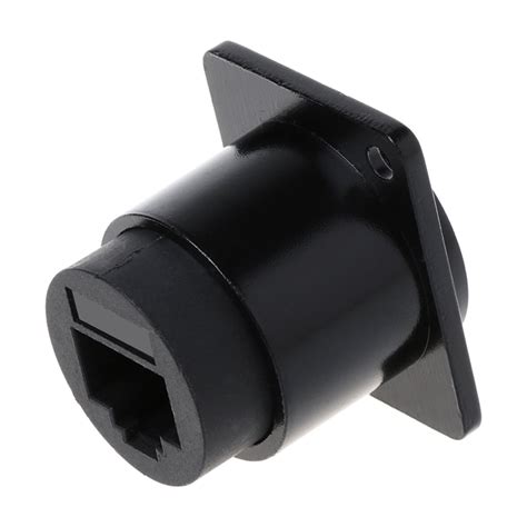 Huhudde Rj45 Cat6 Socket D Type Module Shielded Industrial Panel Mount