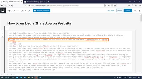 How To Embed A Shiny App On Website Data Science Genie