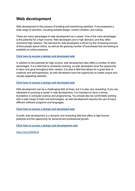 PPT WEB DEVELOPMENT PowerPoint Presentation Free Download ID 11918491