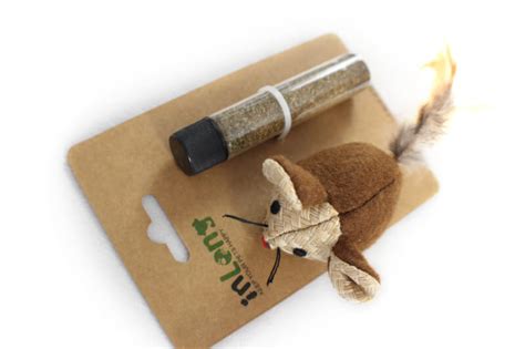 Refillable Plush Mouse With Catnip Toy Set Inlong