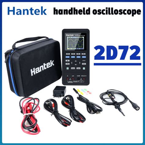 Hantek 3in1 Digital Oscilloscope Waveform Generator Handheld Multimeter Usb Portable 2c42 2d42