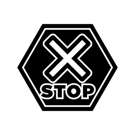 Premium Vector Stop Sing Icon Vector Template Logo Trendy Collection