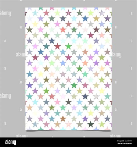Star Pattern Flyer Design Vector Document Background Graphic Stock Vector Image And Art Alamy