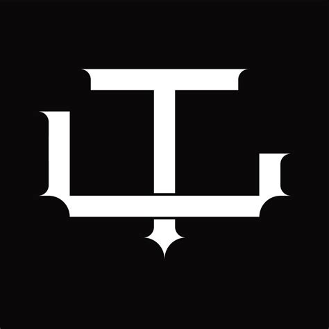 Lt Logo Monogram With Vintage Overlapping Linked Style Design Template 16567646 Vector Art At