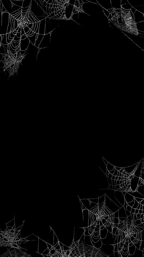 Download White Spider Webs Gothic Iphone Wallpaper