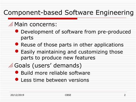 Ppt Component Based Software Engineering Powerpoint Presentation