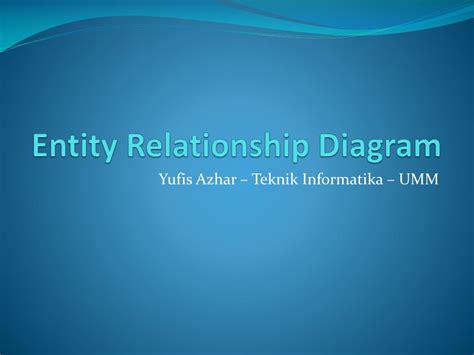 Ppt Entity Relationship Diagram Powerpoint Presentation Free Download Id5641716