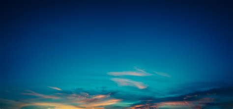 Blue Sky Sunset