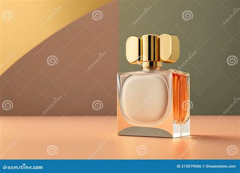 Abstract Perfume Bottle Illustration Ai Generative Stock Illustration