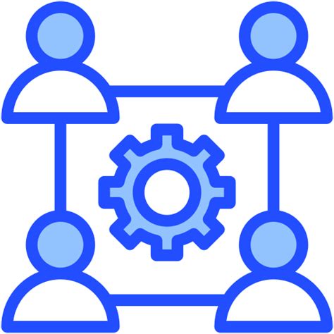 Teamwork Generic Blue Icon