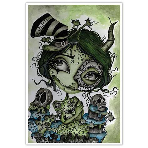 Dottie Gleason Zombie Girl Print Purple Leopard Boutique