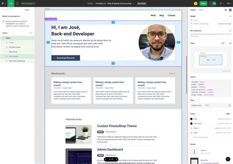 josé cornelio on linkedin figma personalbranding softwaredevelopment uiux frontend project