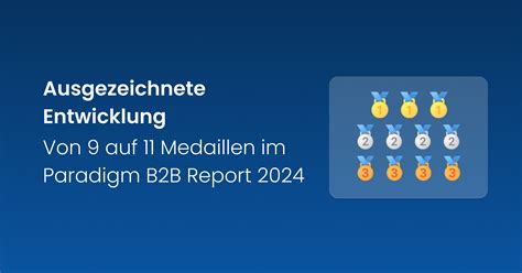 11 Medaillen Shopware Gewinnt Im Paradigm B2b Report 2024 Shopware