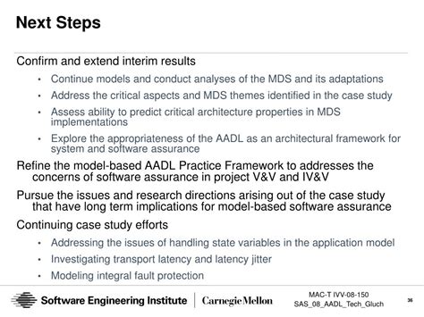 Ppt Model Based Software Assurance With The Sae Architecture Analysis And Design Language Aadl