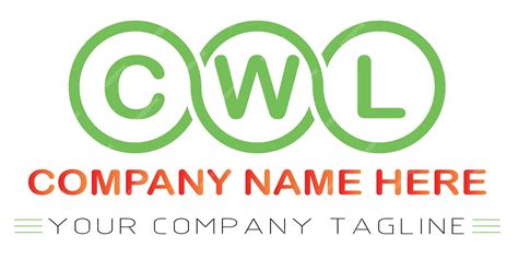 Premium Vector Cwl Letter Logo Design