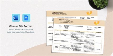 Help Desk Metrics KPI Template In Word Google Docs Download