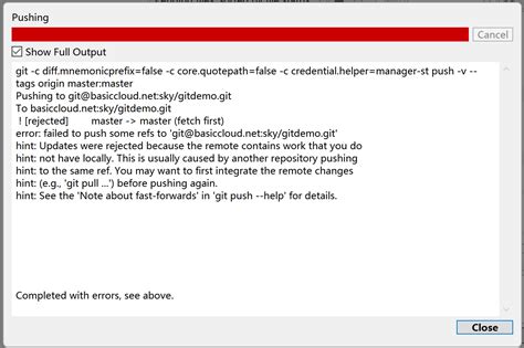 Pull 时冲突 · Git学习笔记