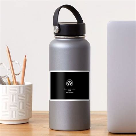 SCP Object Class Keter Black Sticker For Sale By Omnavis Redbubble