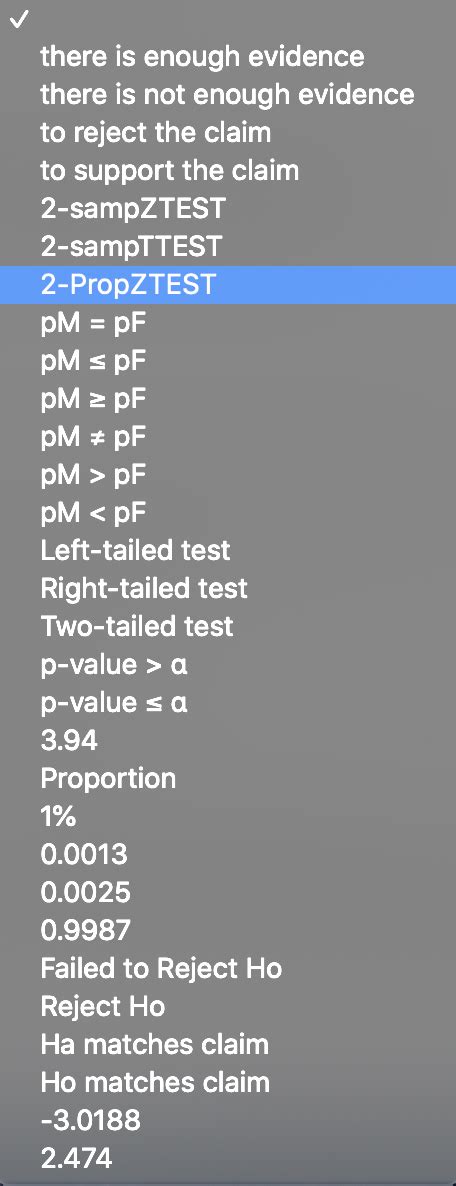 Solved Left Tailed Test Right Tailed Test Two Tailed Test