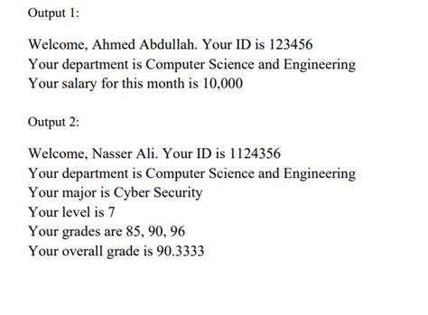 Solved A Subclass Employee That Has Five Additional