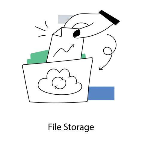 Trendy File Storage 22461400 Vector Art At Vecteezy