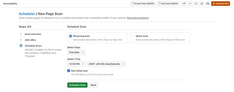 Accessibility Test Scheduling Automate Checks And Focus On What