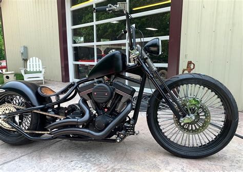Black Custom Chopper