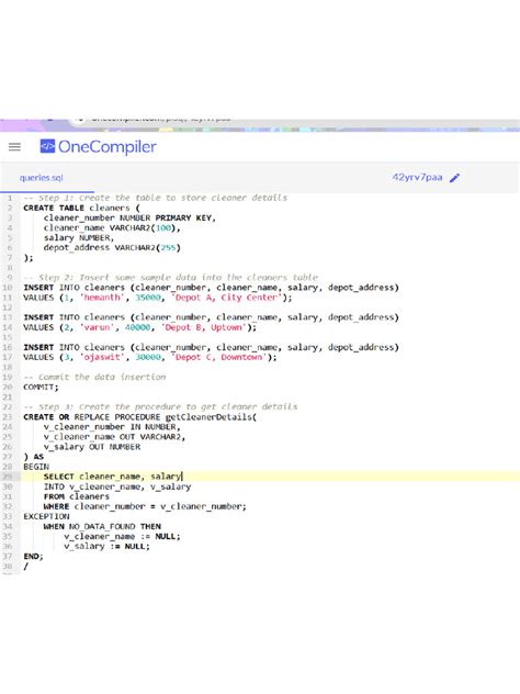 Dbms Experiment 8 Pdf