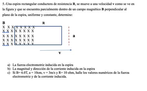 Solved A Conducting Rectangular Loop Of Resistance R Moves Chegg