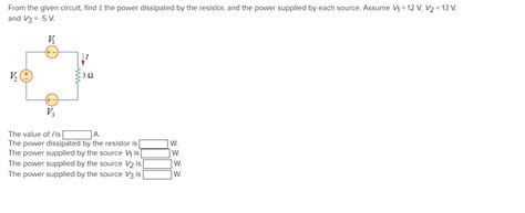 Solved Obtain V1 ﻿through V3 ﻿in The Given Circuit Assume
