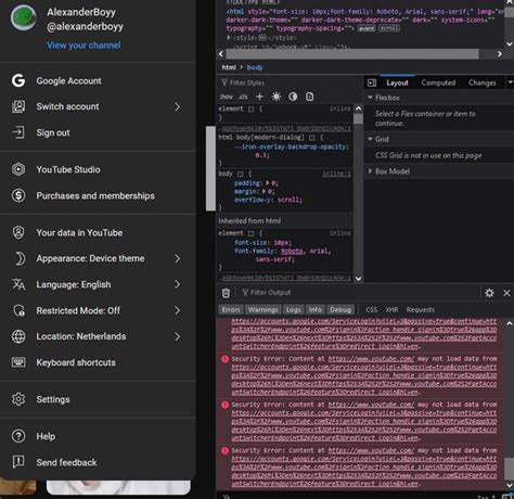 Unable To Switch Accounts Properly Via Youtube Ryoutube
