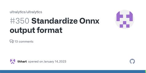 Standardize Onnx Output Format · Issue 350 · Ultralyticsultralytics · Github