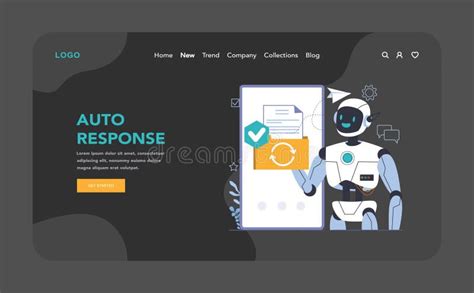 Chat Bot Dark Or Night Stock Vector Illustration Of Question 318212652