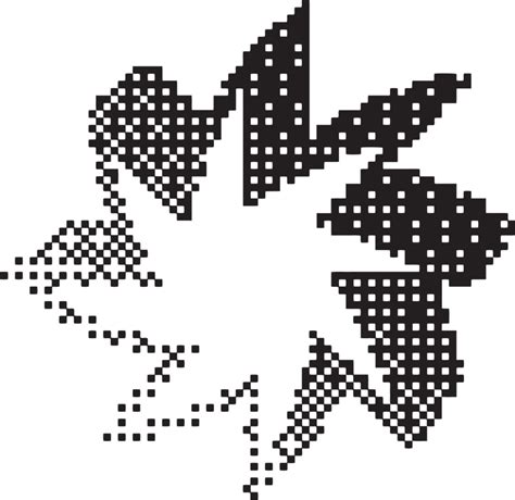 Bitmap Pixel Arcade Game Effect Circle Frame With Bit Pattern Texture Round Y2k Halftone