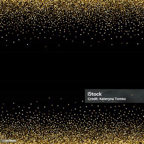 황금 별 반짝이는 색종이 흩어져있는 작은 반짝반짝 빛나는 공 원 검은 색 배경에 임의의 별 드롭 크리스마스 배경 크리스마스입니다 벡터 그림입니다 벡토르그라피크 1위에 대한