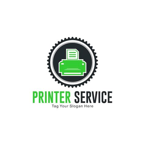 Premium Vector Printer Service Logo Design Vector