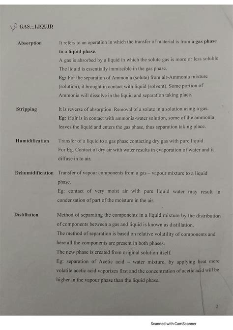 Solution Classification Of Mass Transfer Operations Studypool