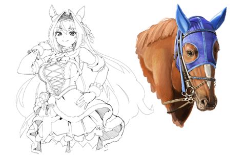 Daiwa Scarlet And Daiwa Scarlet Umamusume Drawn By Utsuke U Tuk E Danbooru