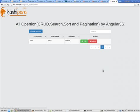 All Opertioncrudsearchsort And Pagination By Angularjs Project In