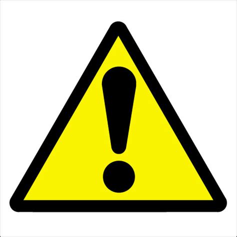 Symbol Caution Clipart Best