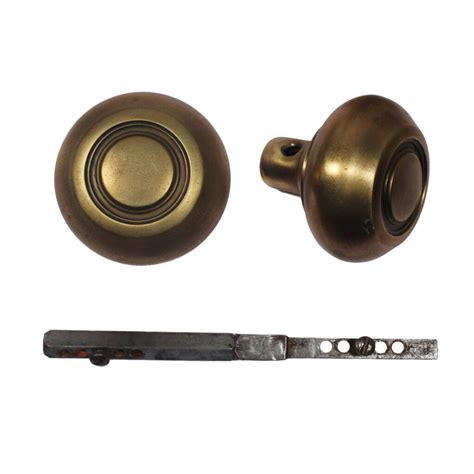Sold Antique Brass Exterior Door Hardware Set By Russwin Antique