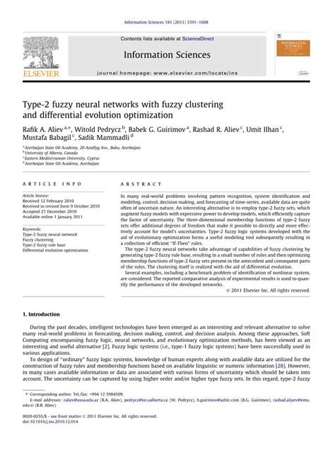 pdf type 2 fuzzy neural networks with fuzzy clustering and