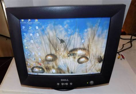 Dell E773c Crt Monitor 16 Inch Crt Retro Gaming Monitor Etsy