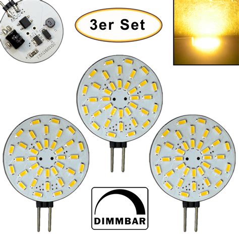 Pb Versand Gmbh G4 Led Leuchtmittel 2 Watt Dimmbar 12v Acdc 36 Smds