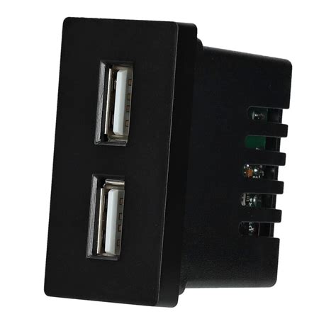 Dual Recessed Usb Modular Base