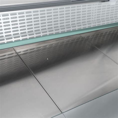 Blizzard Bcg Wh Curved Glass Serve Over Counters White Laminated Ds