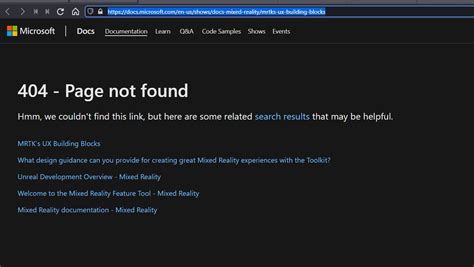 Readme Deadlinks Issue Microsoft Mixedrealitytoolkit Unity Github
