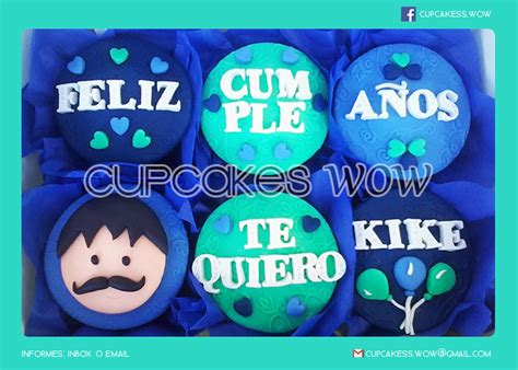 Cupcakes De Cumpleaños Para Hombre Dícelo Con Cupcakes Personaliza Tus
