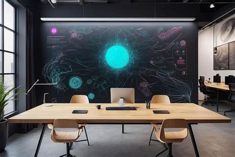 Interactive Digital Art On Touchsensitive Walls In A Collaborative Workspace With Dynamic