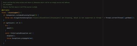 webclient block throws java lang illegalstateexception block blockfirst blocklast are
